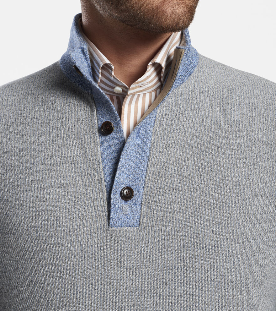 Timberline Quarter-Button Sweater | Peter Millar