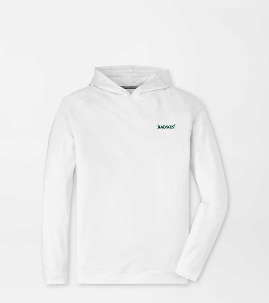 Babson Pine Performance Hoodie | Men's Collegiate Apparel | Peter Millar