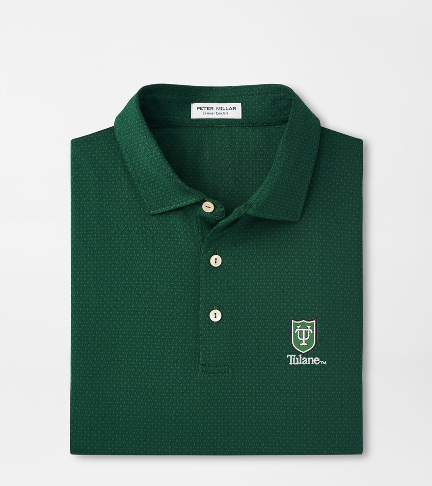 Tulane Tesseract Performance Jersey Polo | Men's Collegiate Apparel ...