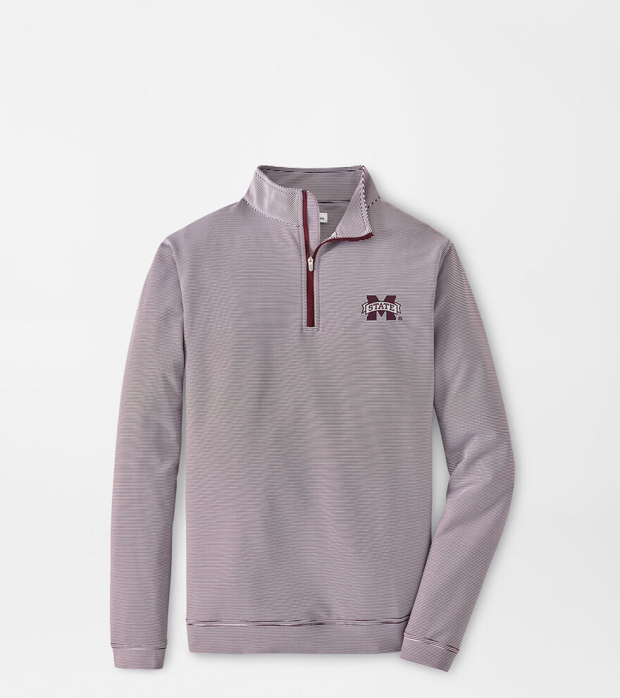 Mississippi State Perth Mini-Stripe Performance Pullover | Men's ...