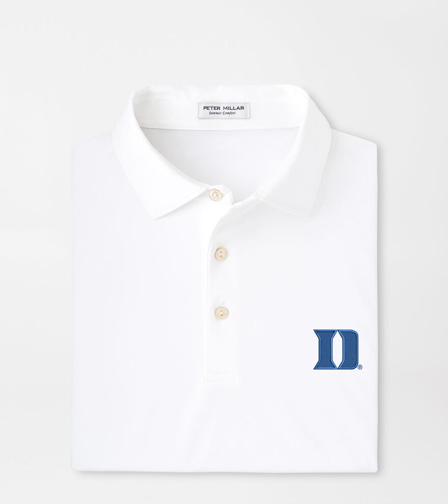Duke University Solid Performance Jersey Polo | Men's Collegiate ...