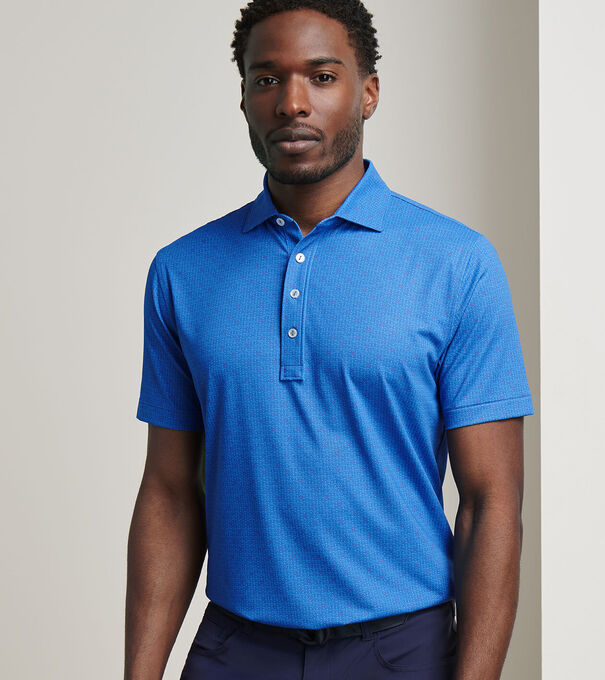 polo collar button up