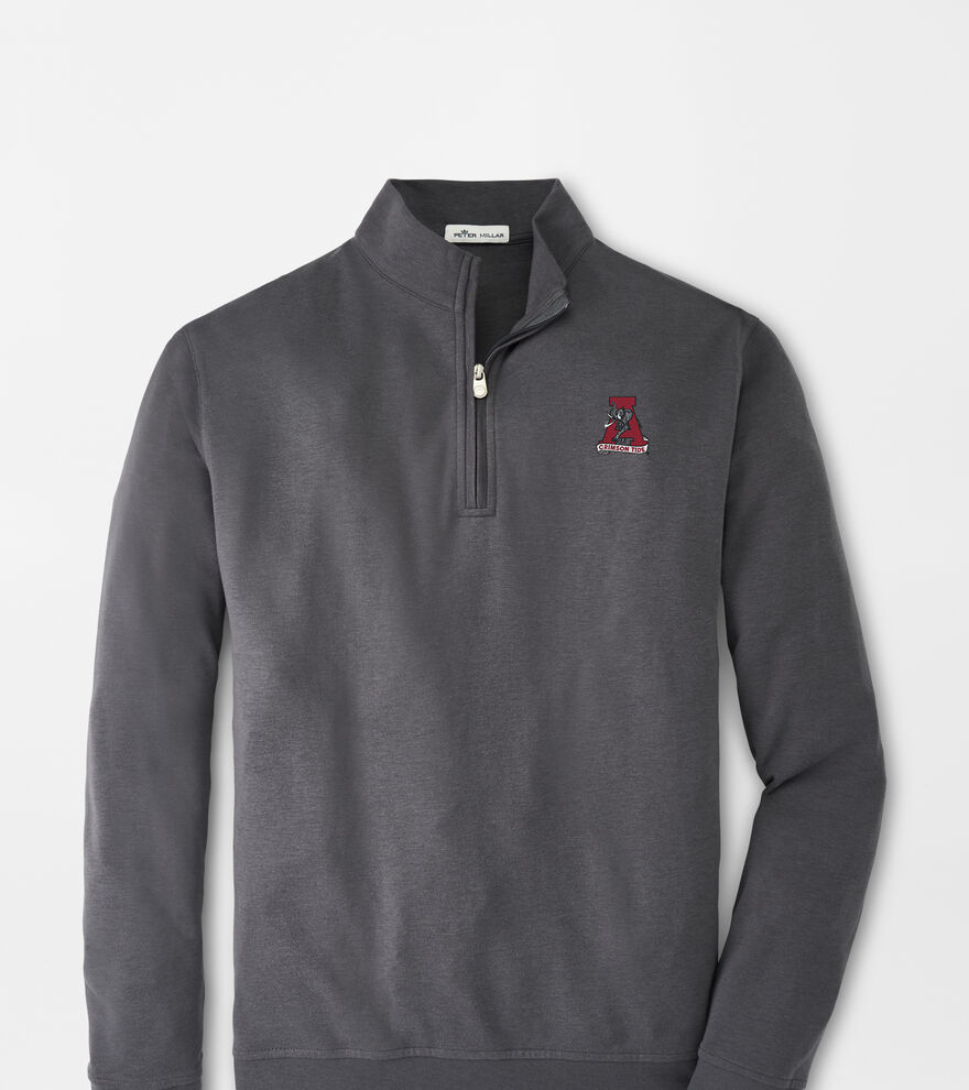 Alabama Vault Crown Comfort Interlock Quarter-Zip | Peter Millar