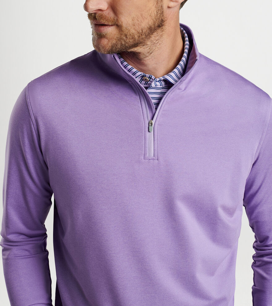Perth Mélange Performance Quarter-Zip | Men's Pullovers & T-Shirts ...