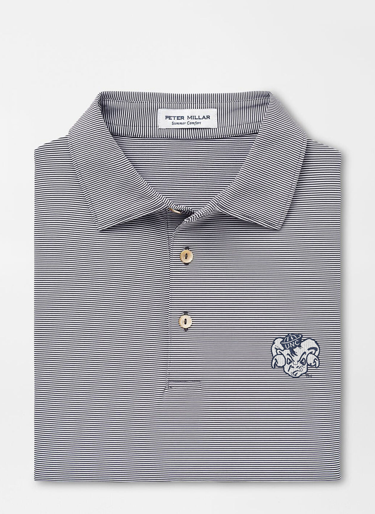 UNC Vault Jubilee Stripe Performance Polo | Men's Collegiate Apparel ...