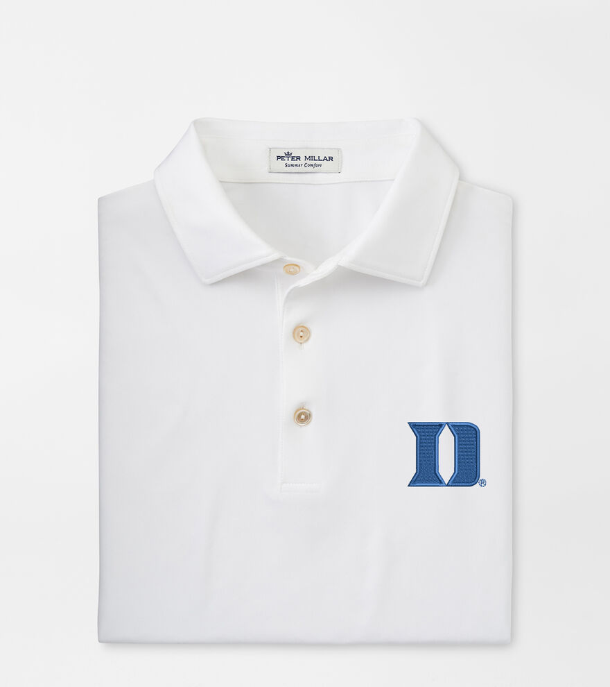 Duke Solid Performance Jersey Polo (Sean Self Collar) | Men's ...