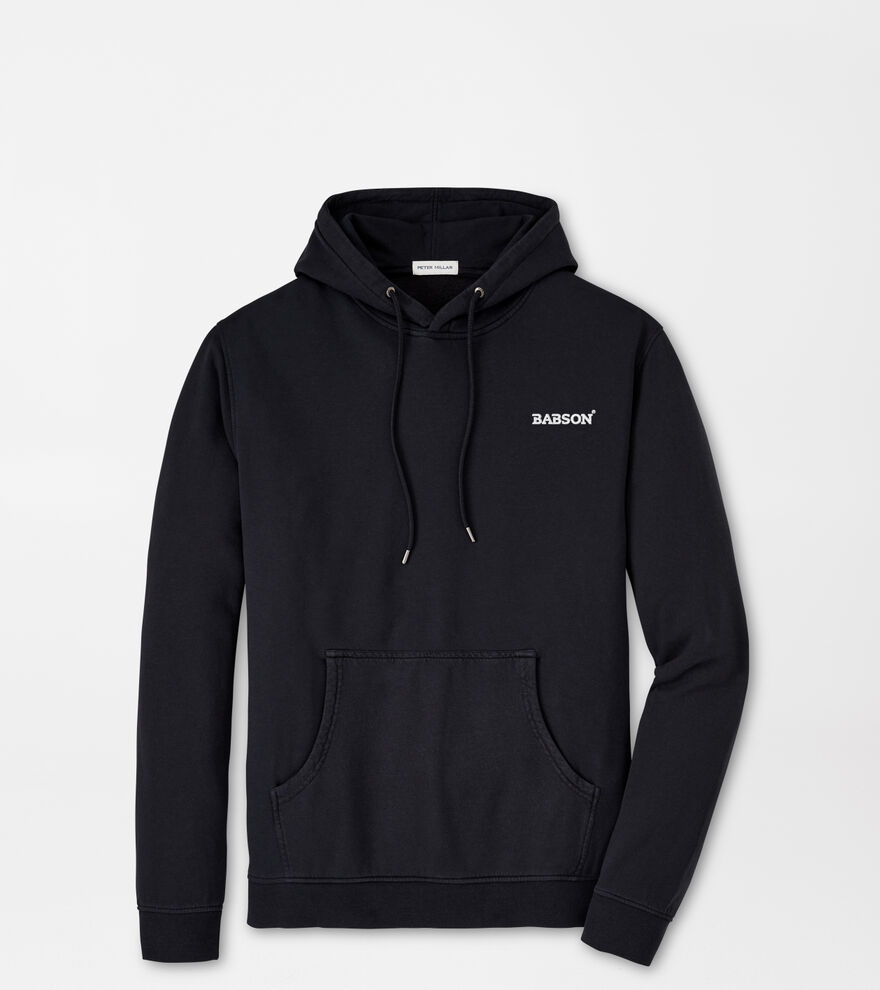 Babson Lava Wash Garment Dyed Hoodie | Men's Collegiate Apparel | Peter ...