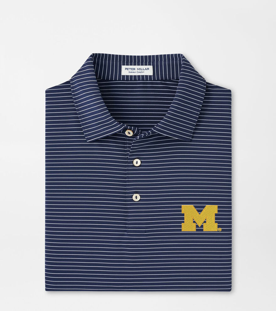 Michigan Hemlock Performance Jersey Polo | Men's Collegiate Apparel ...