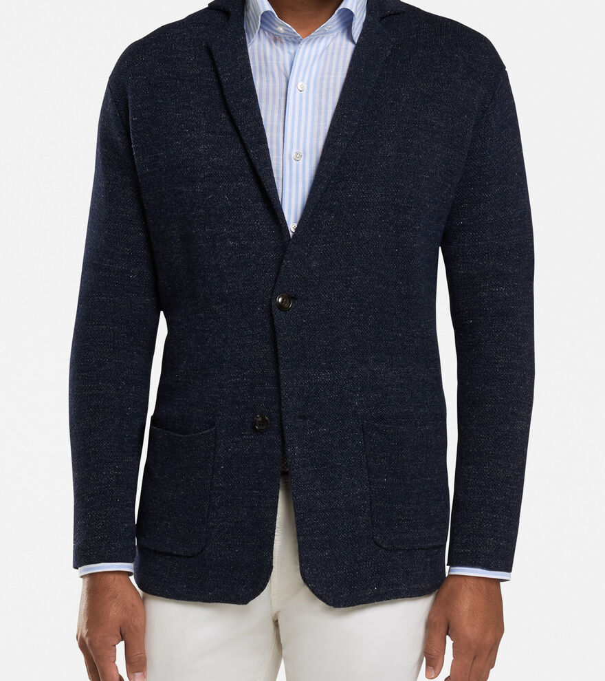 Concorde Linen-Wool Cardigan | Peter Millar