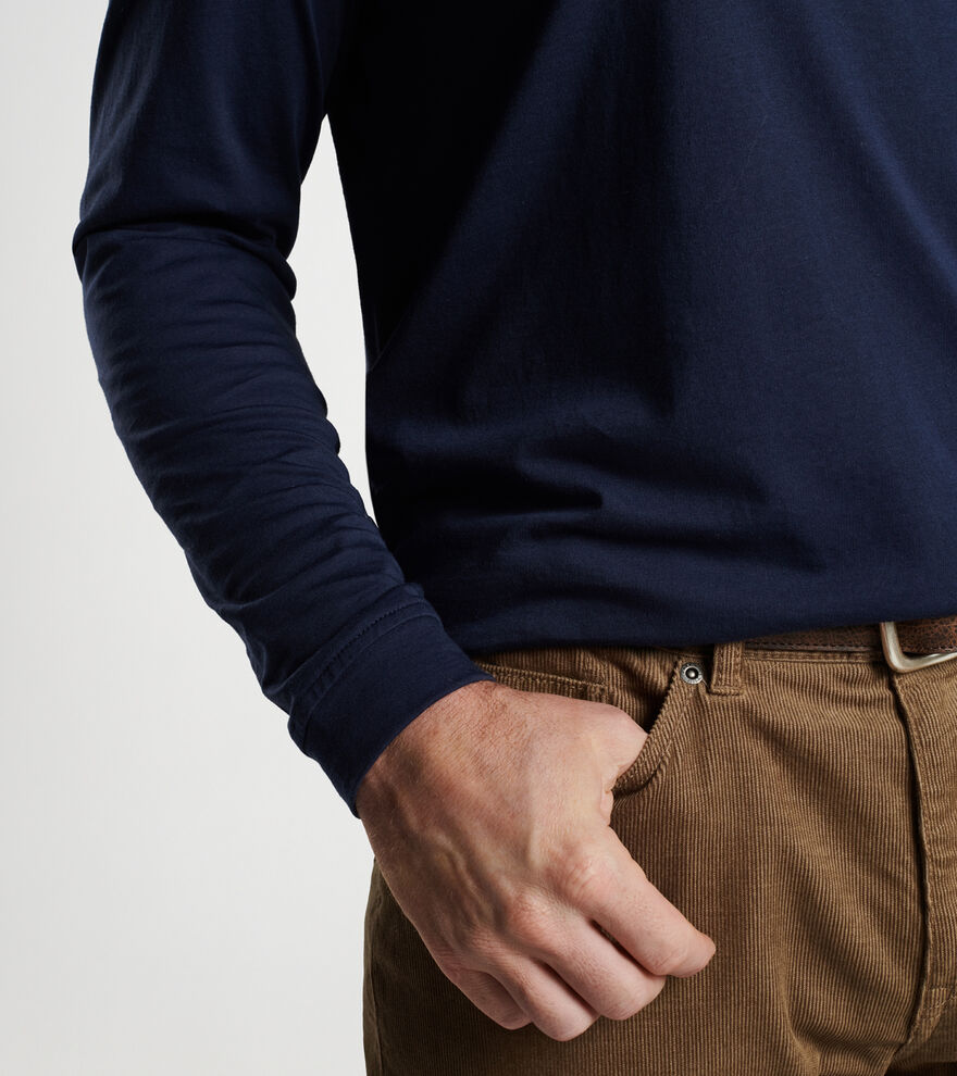 Pilot Mill Long-Sleeve Polo | Men's Polo Shirts | Peter Millar