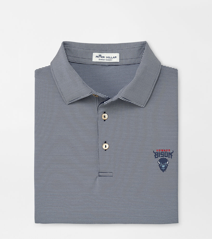 Howard University Jubilee Stripe Performance Polo | Men's Collegiate ...