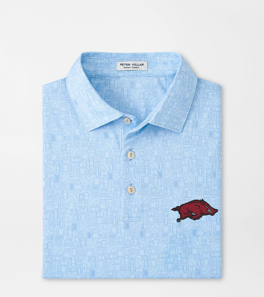 Arkansas Out of Bounds Performance Jersey Polo | Men's Collegiate Apparel | Peter Millar