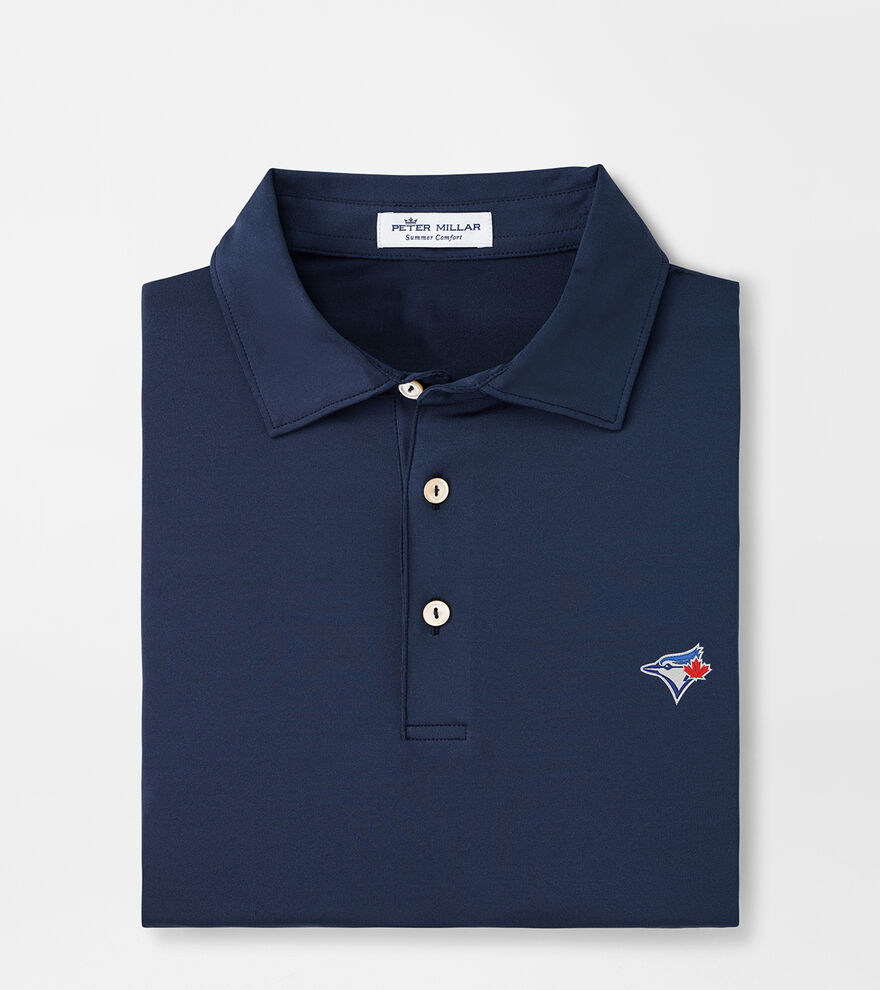 Toronto Blue Jays Solid Performance Jersey Polo | Men's MLB Apparel ...