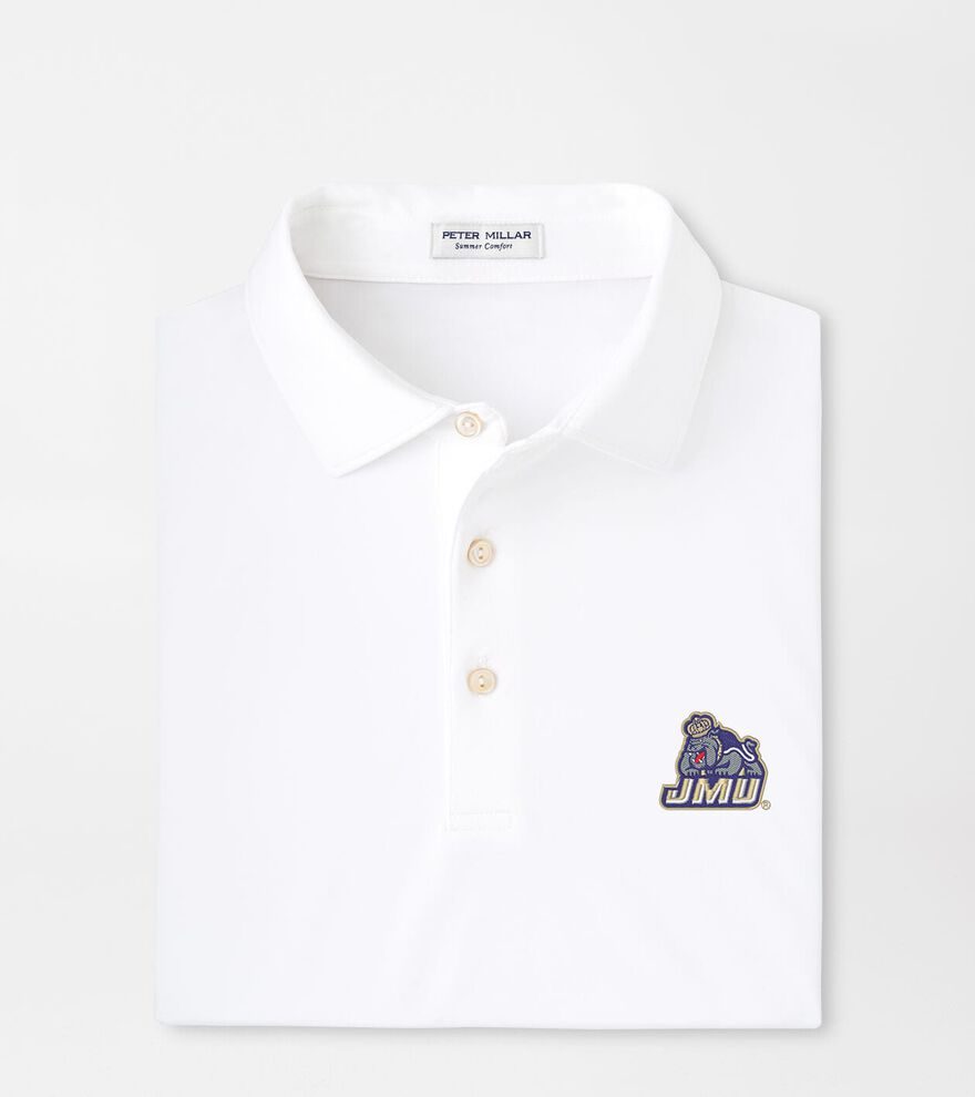 James Madison University Solid Performance Jersey Polo | Men's ...