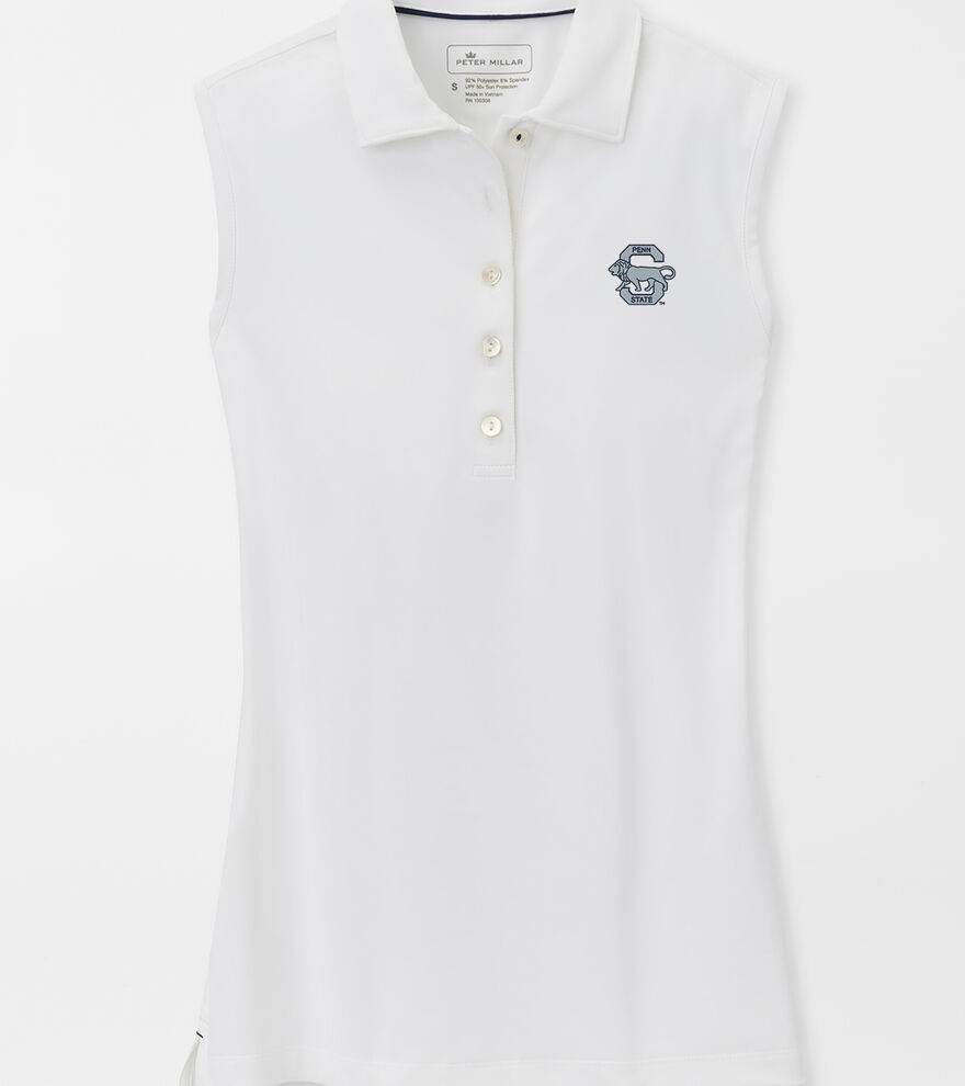 Penn State Vault Perfect Fit Sleeveless Polo | Peter Millar