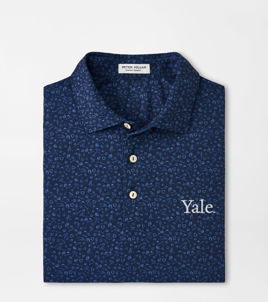 Yale Batter Up Performance Jersey Polo | Men's Collegiate Apparel ...