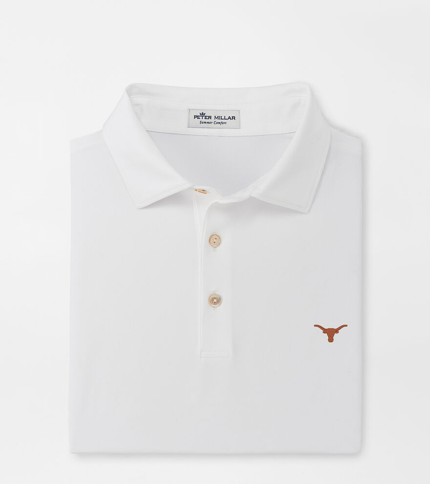 Texas Solid Performance Jersey Polo | Men's Collegiate Apparel | Peter ...