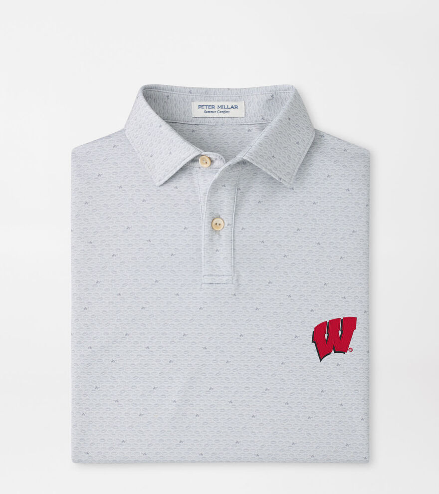 Wisconsin On The Ball Youth Performance Jersey Polo | Men's Collegiate ...