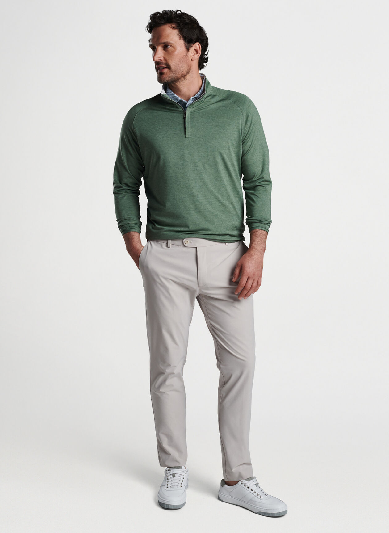 Stealth Performance Quarter-Zip | Men's Pullovers & T-Shirts | Peter Millar