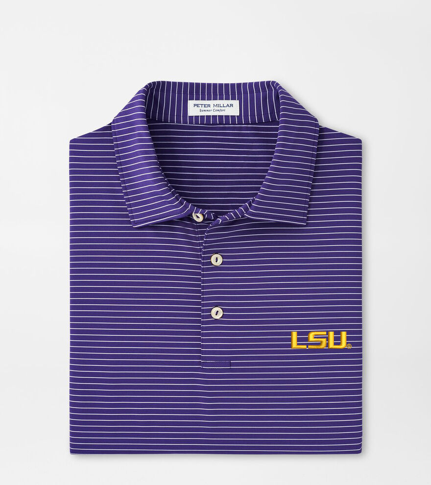 LSU Hemlock Performance Jersey Polo | Men's Collegiate Apparel | Peter ...