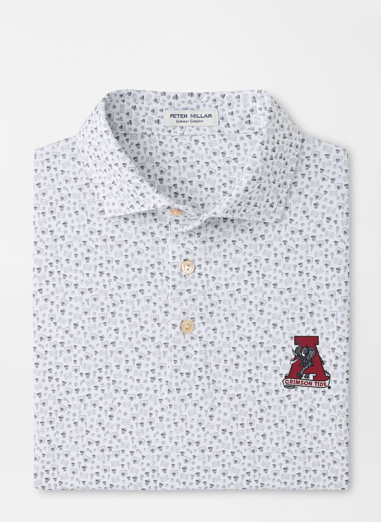 Alabama Vault Buzzer Beater Performance Jersey Polo | Men's Collegiate ...