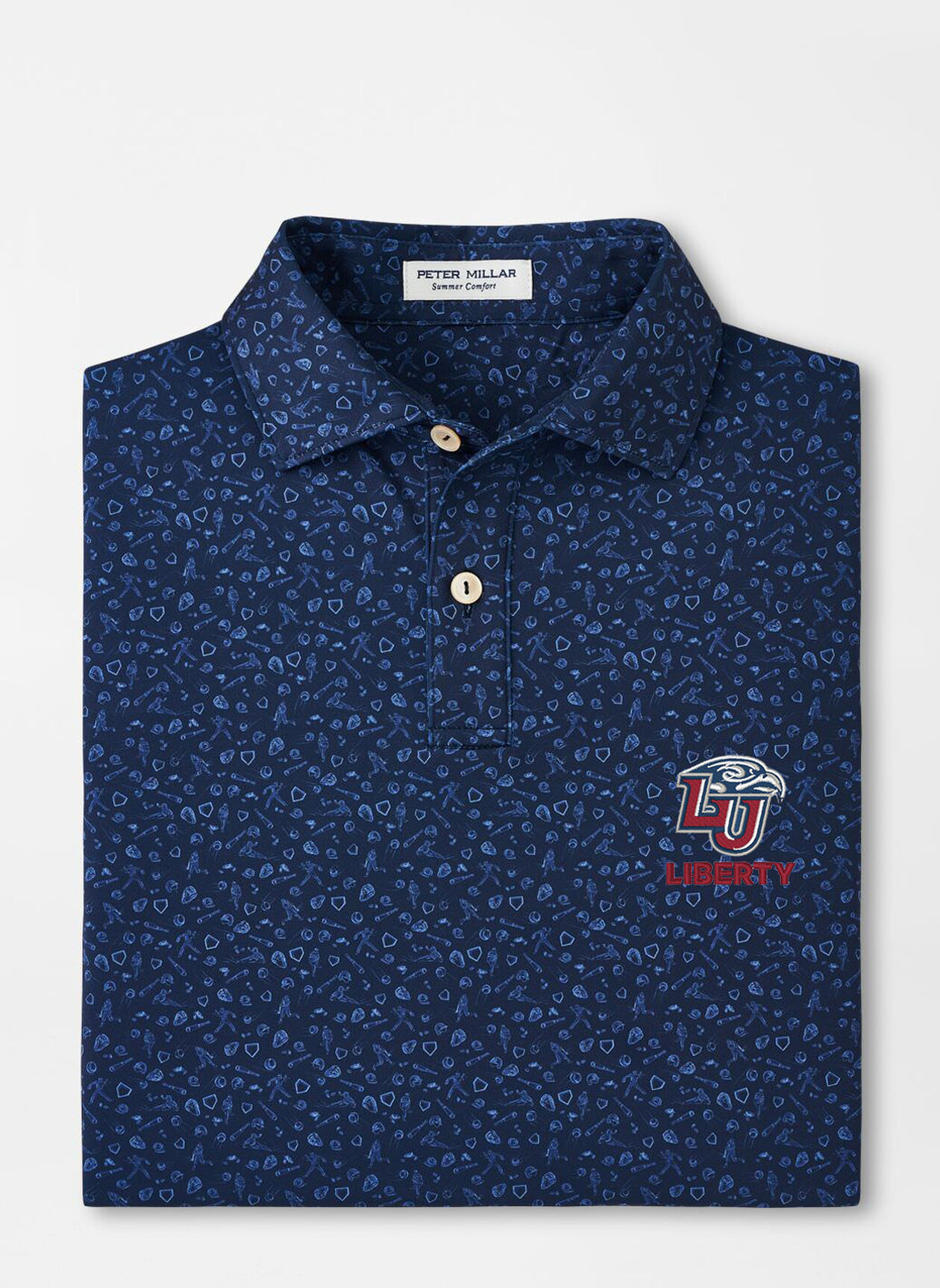 Liberty University Batter Up Youth Performance Jersey Polo | Youth ...