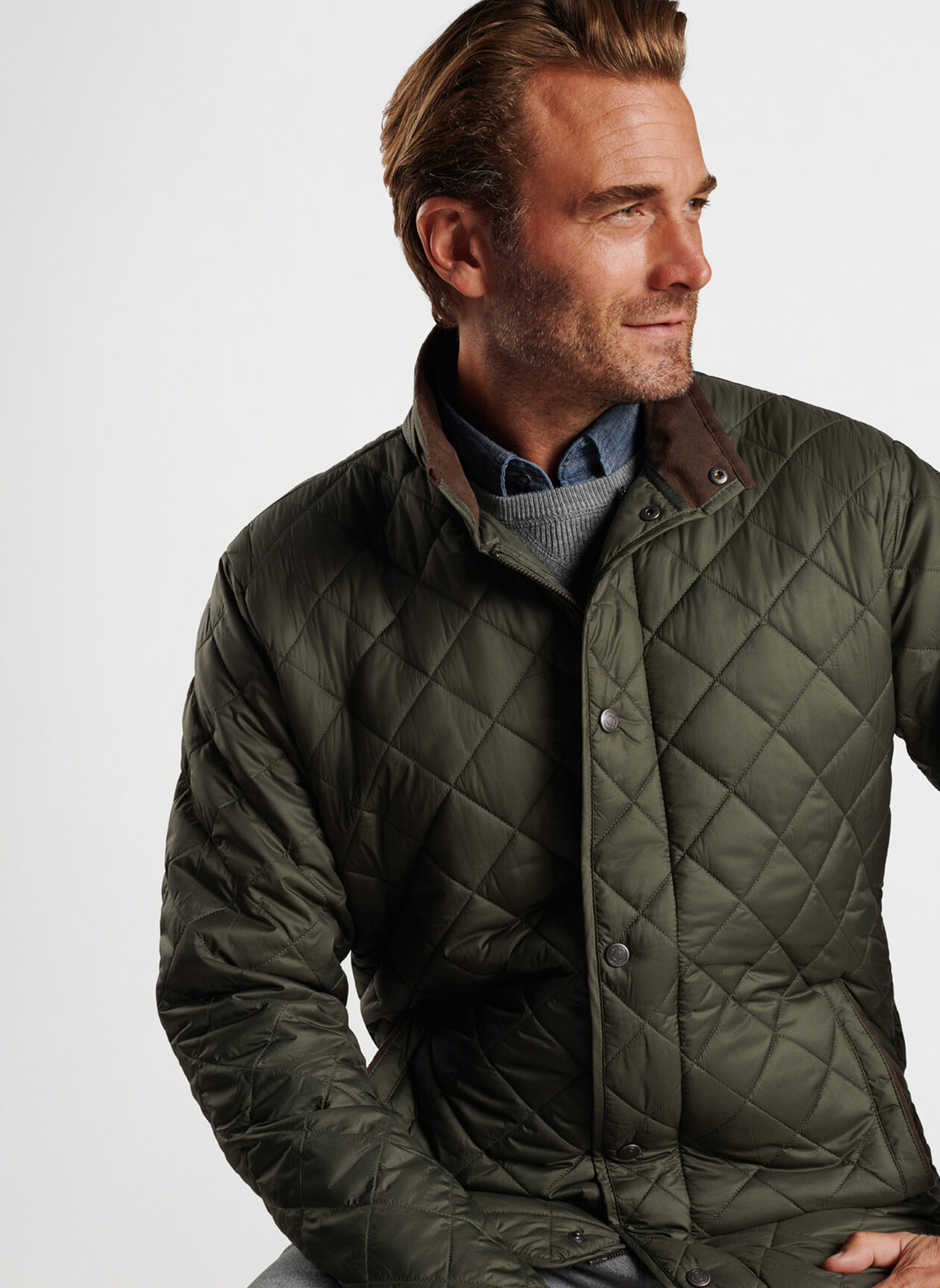 Suffolk Quilted Travel Coat | Men's Jacket's & Coats | Peter Millar