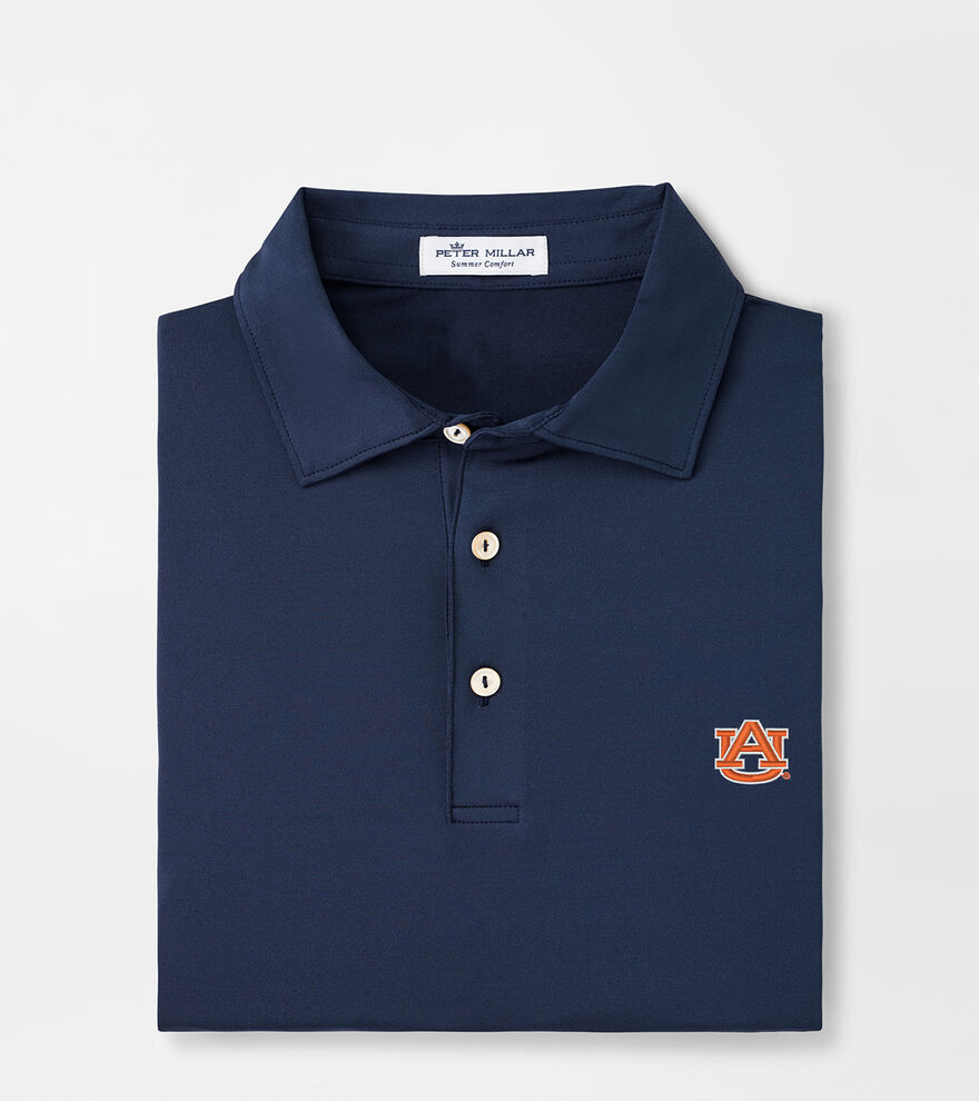 Auburn Solid Performance Jersey Polo | Men's Collegiate Apparel | Peter ...
