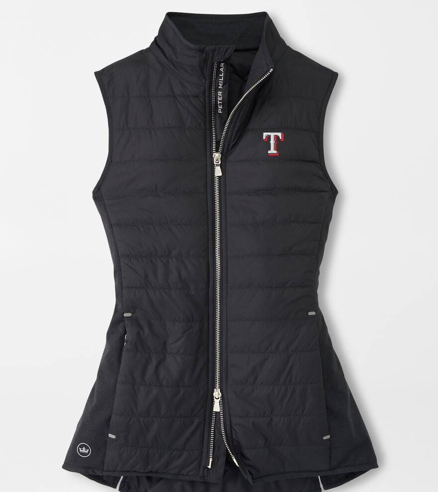 Texas Rangers Lizzie Hybrid Vest | Women's MLB Apparel | Peter Millar