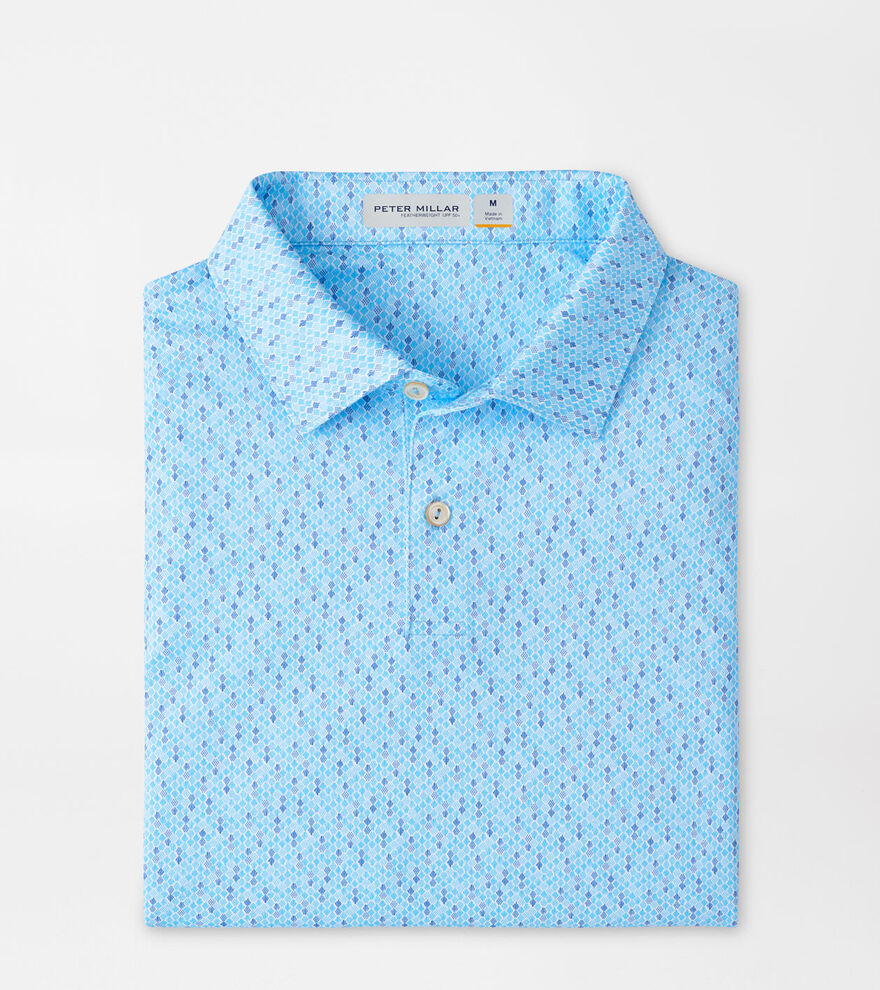 Featherweight Pineapple Mosaic Performance Polo | Men's Polos | Peter Millar