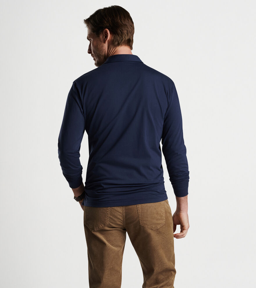 Pilot Mill Long-Sleeve Polo | Men's Polo Shirts | Peter Millar