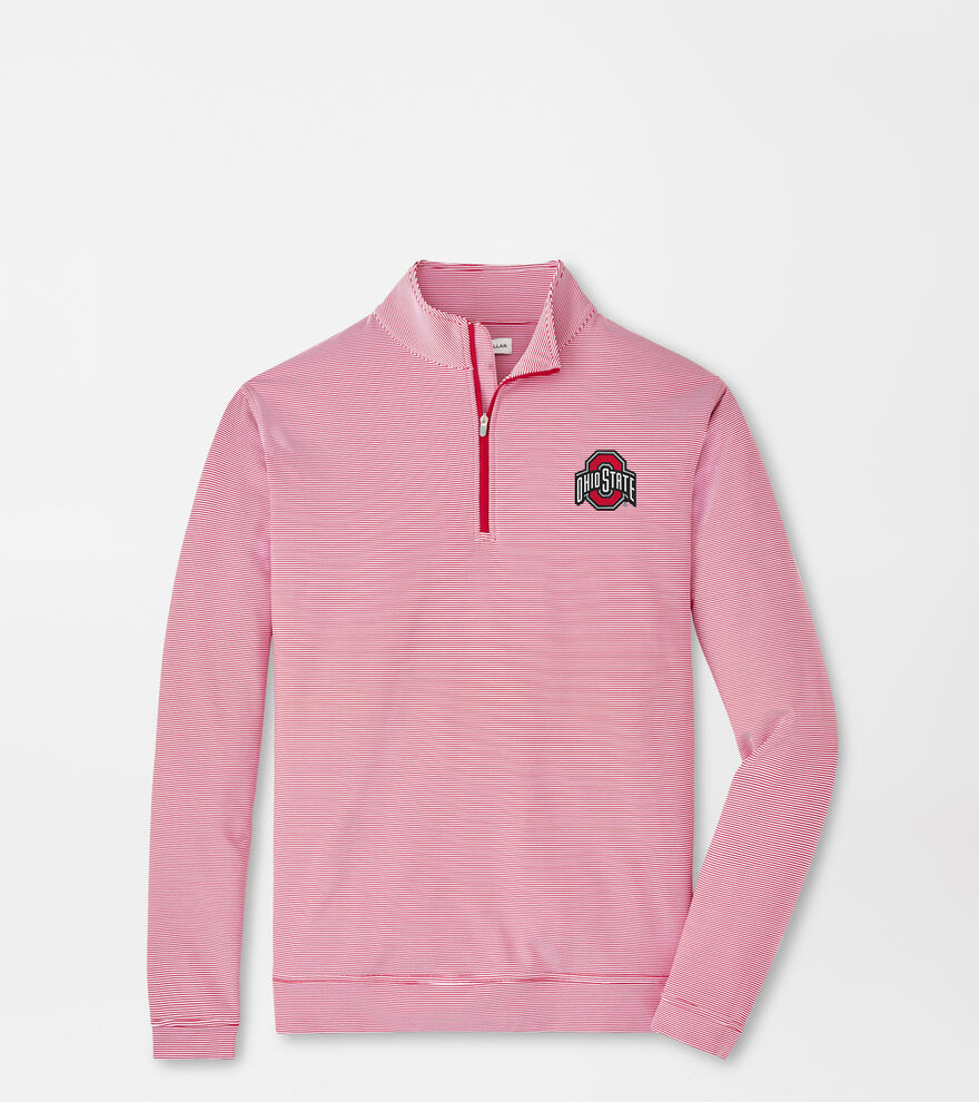 The Ohio State Perth Sugar Stripe Performance Quarter-Zip | Men's ...