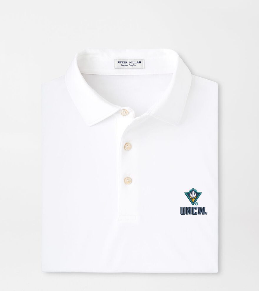 UNCW Solid Performance Jersey Polo | Men's Collegiate Apparel | Peter ...