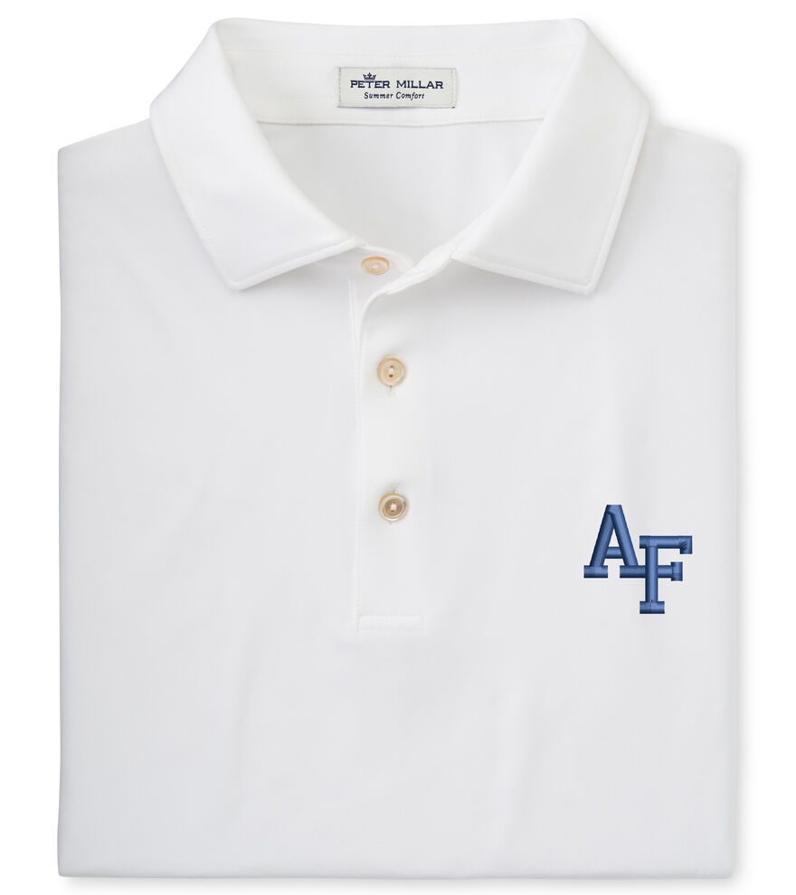 Air Force Academy Solid Performance Jersey Polo (Sean Self Collar ...