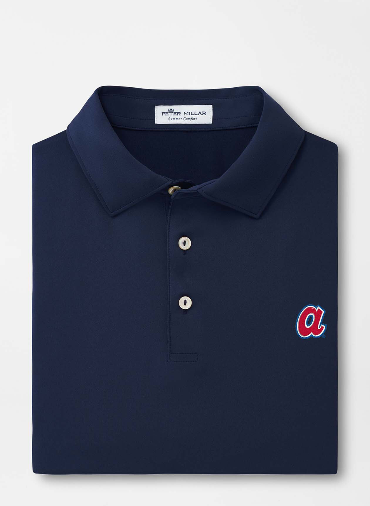 Atlanta Braves Cooperstown Solid Performance Polo | Men's MLB Apparel ...