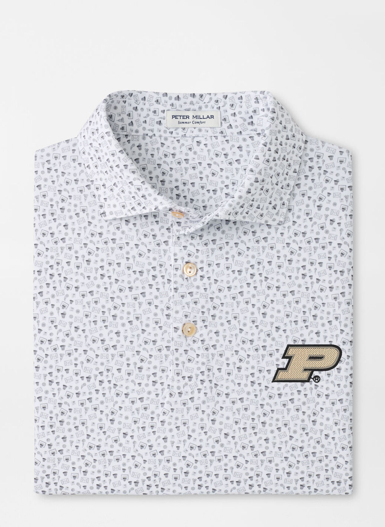 Purdue Buzzer Beater Performance Jersey Polo | Men's Collegiate Apparel ...