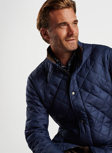 Suffolk Quilted Travel Coat | Men's Jacket's & Coats | Peter Millar