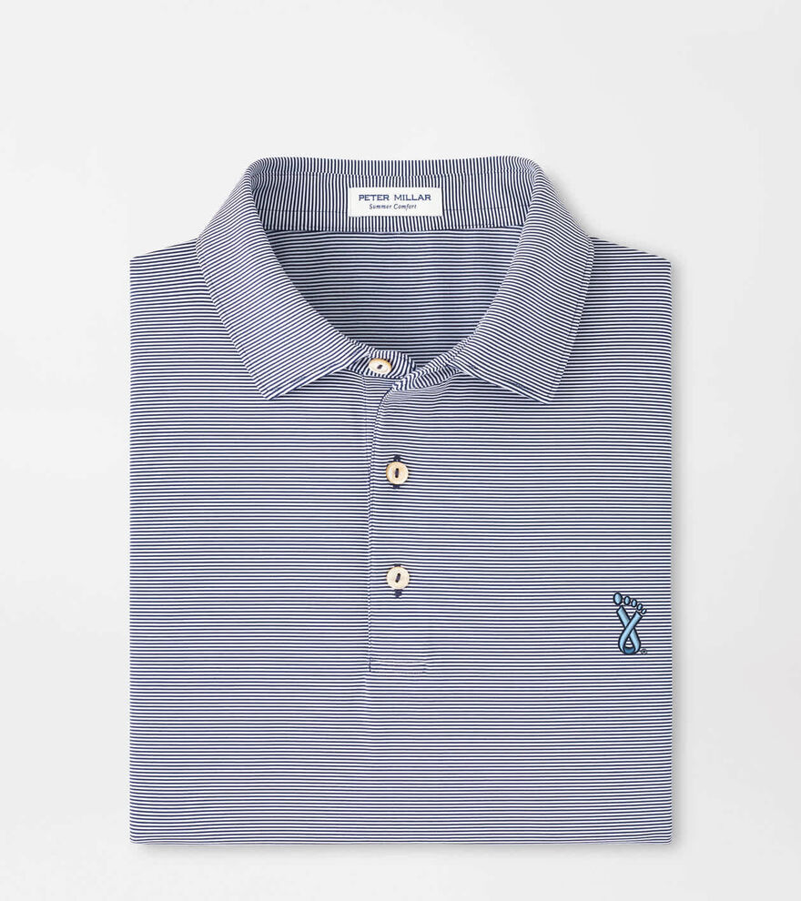UNC Lineberger Cancer Center Jubilee Stripe Performance Polo | Men's ...