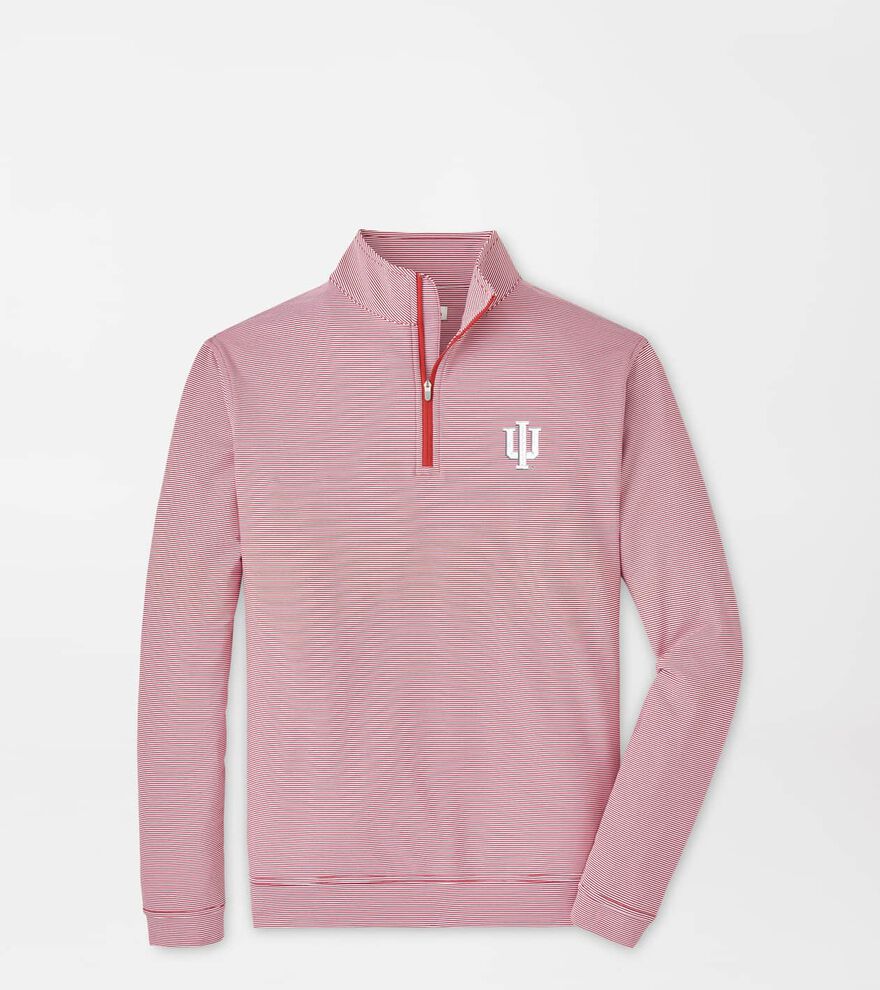 Indiana Perth Sugar Stripe Performance Quarter-Zip | Men's Collegiate ...