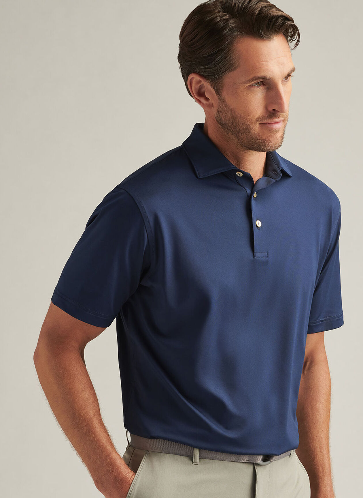 Solid Performance Jersey Polo | Men's Polos | Peter Millar