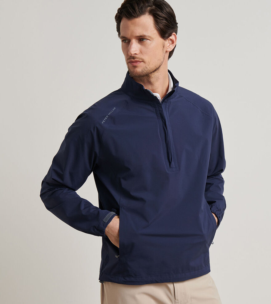 Shield Half-Zip Rain Shell | Men's Jackets & Coats | Peter Millar