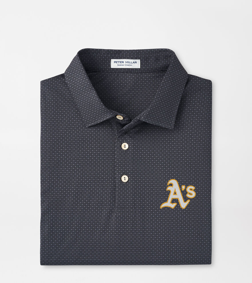 Athletics Tesseract Performance Jersey Polo | Men's MLB Apparel | Peter ...