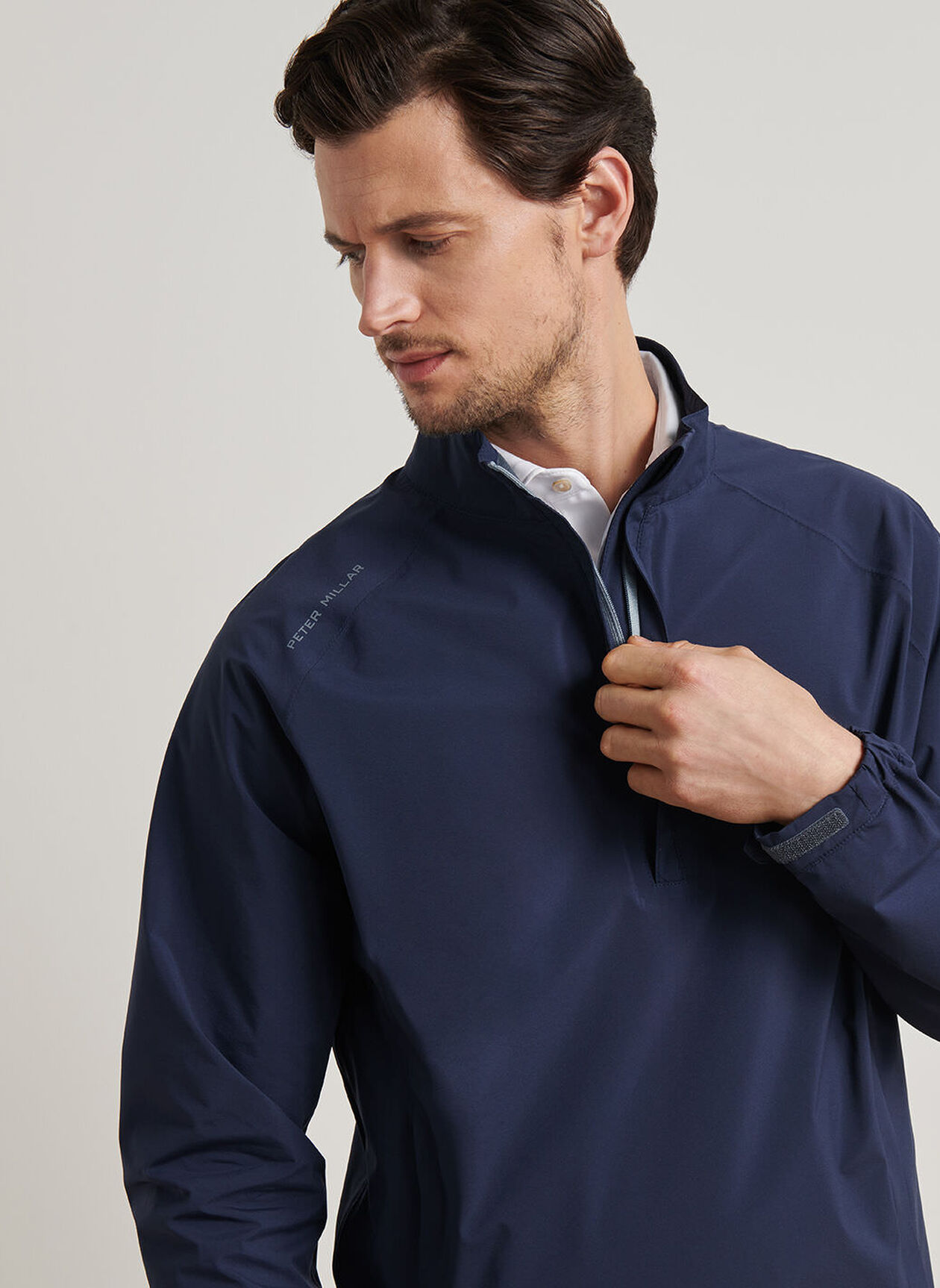 Shield Half-Zip Rain Shell | Men's Jackets & Coats | Peter Millar