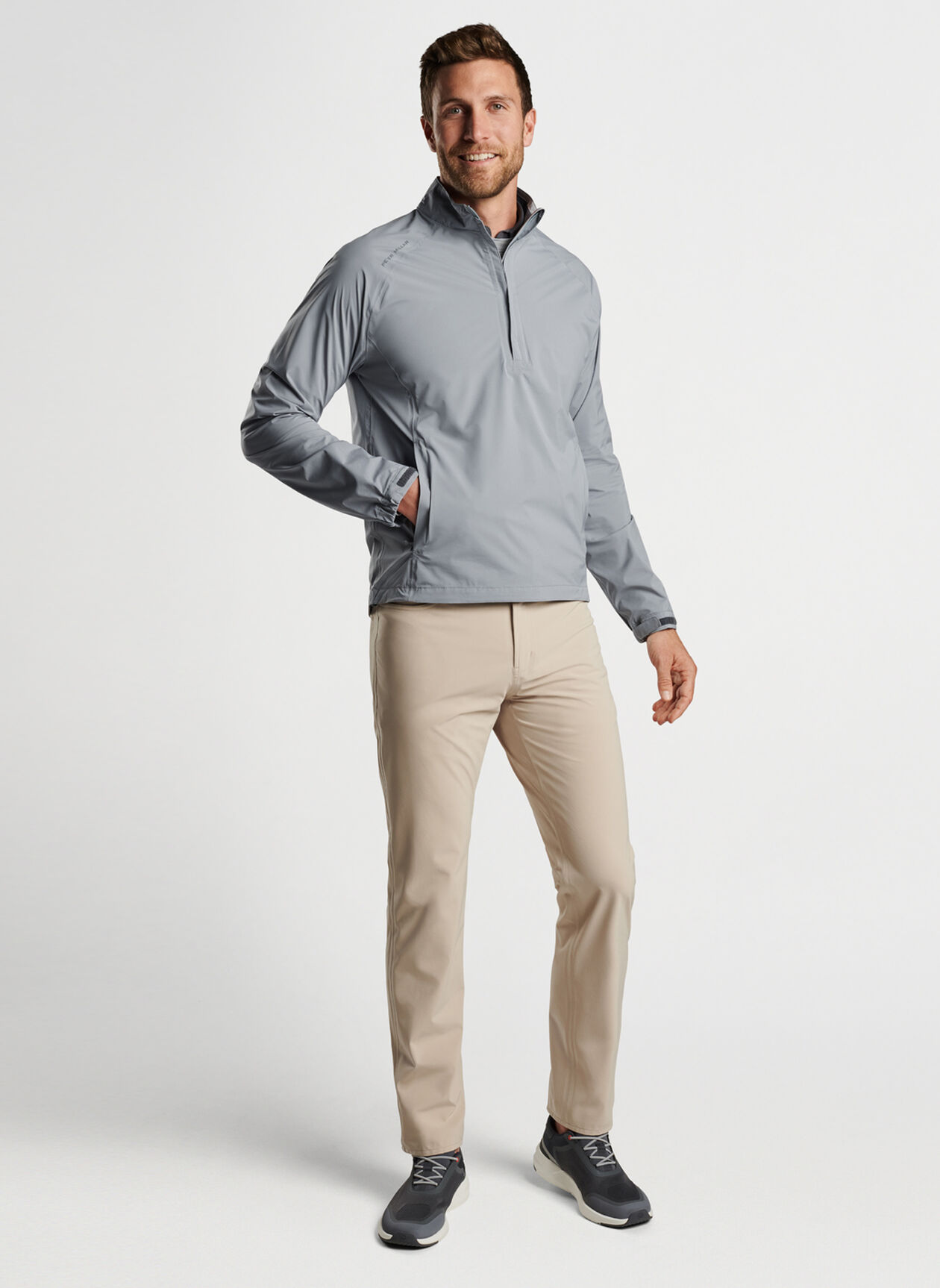 Shield Half-Zip Rain Shell | Men's Jackets & Coats | Peter Millar