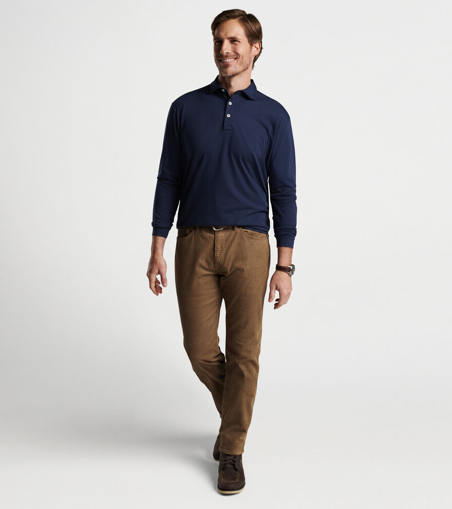 Pilot Mill Long-Sleeve Polo | Men's Polo Shirts | Peter Millar