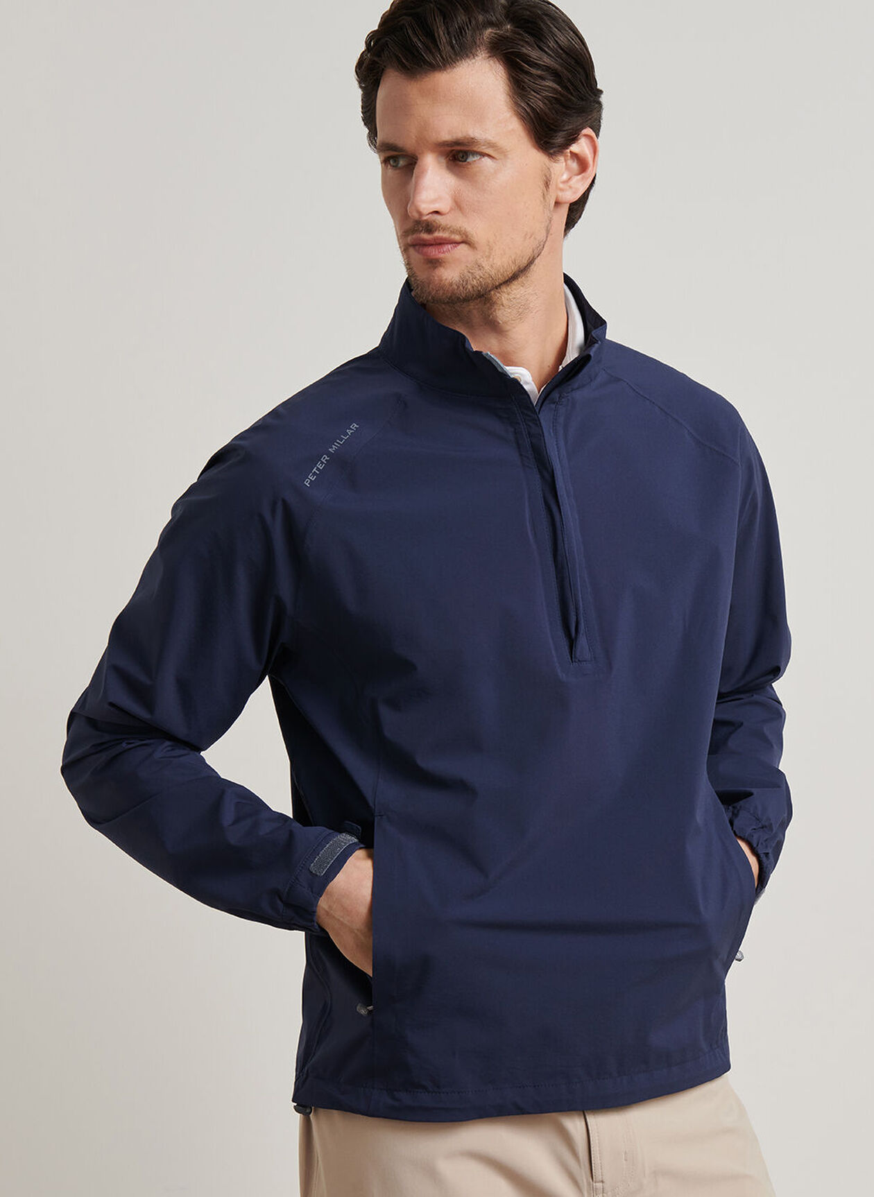 Shield Half-Zip Rain Shell | Men's Jackets & Coats | Peter Millar