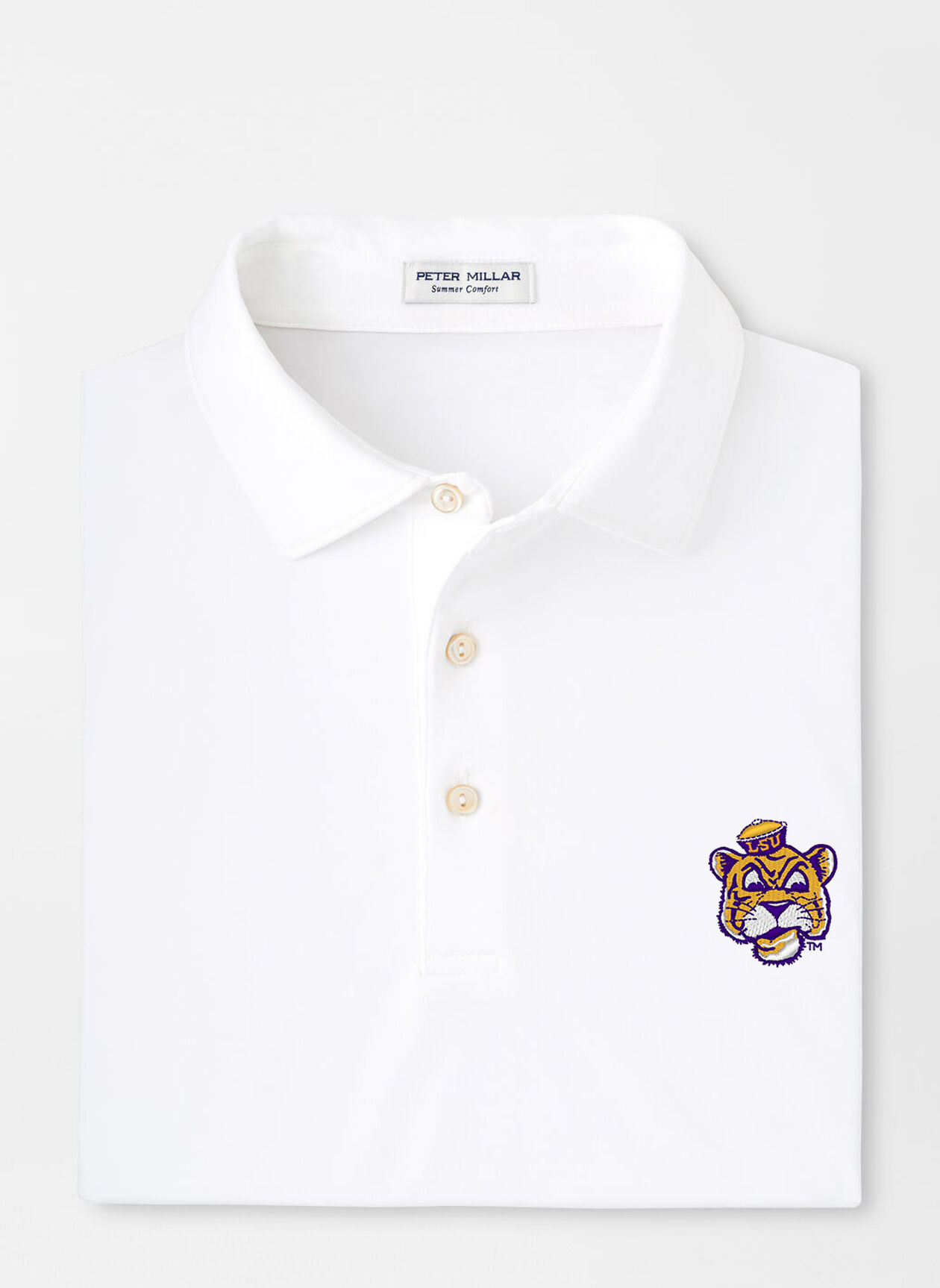 LSU Vault Solid Performance Jersey Polo | Men's Collegiate Apparel ...
