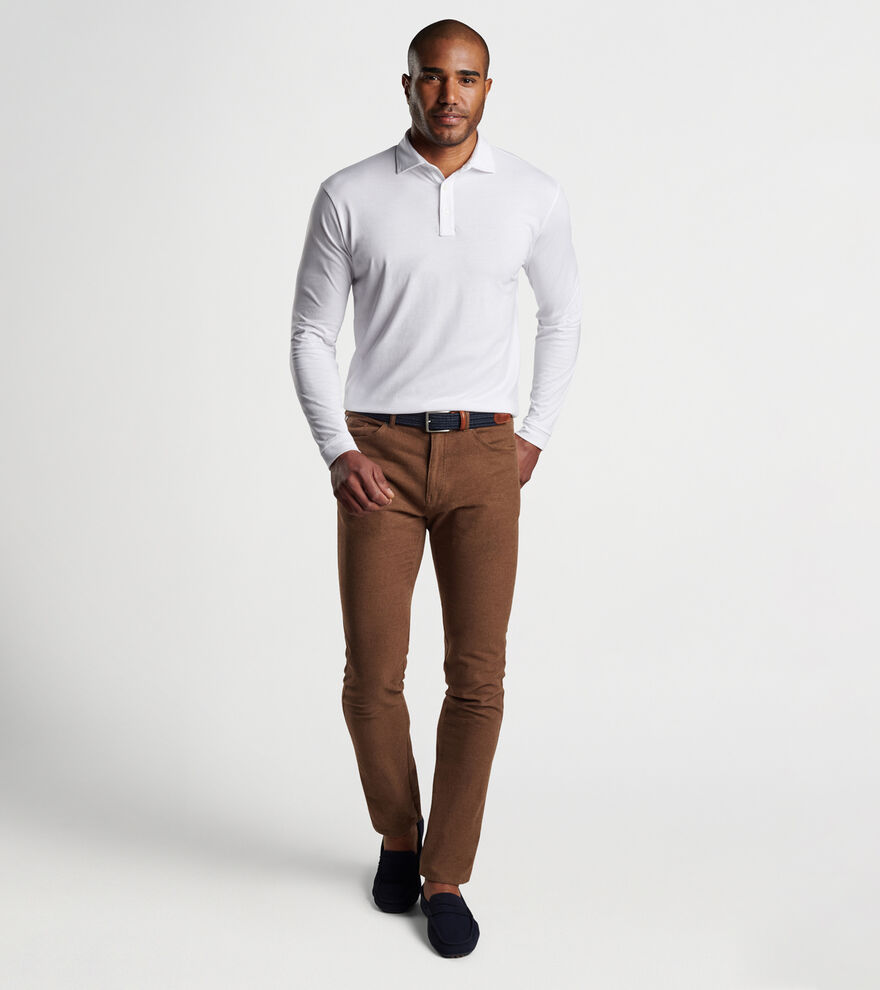 Pilot Mill Long-Sleeve Polo | Men's Polo Shirts | Peter Millar