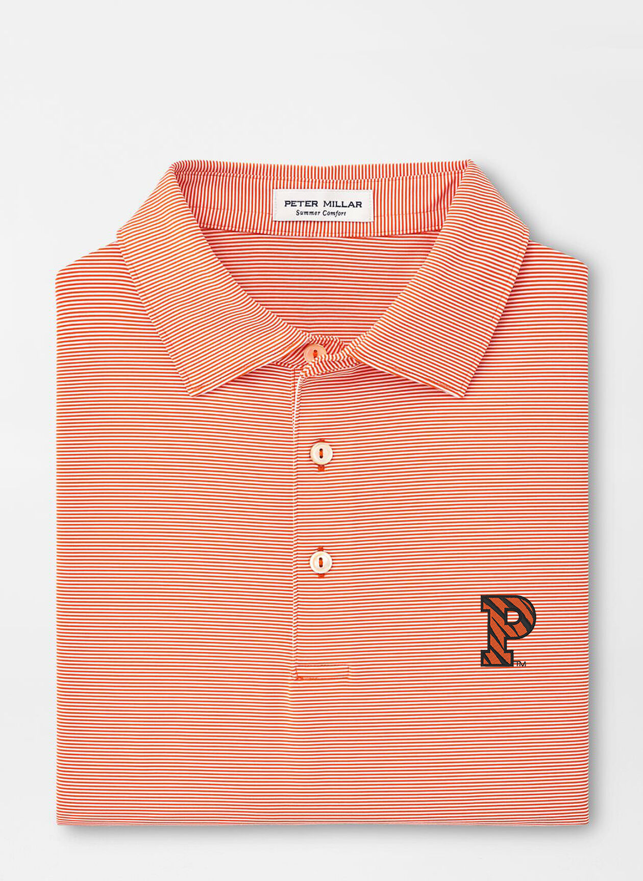 Princeton Tigers Jubilee Stripe Performance Polo | Men's Collegiate ...