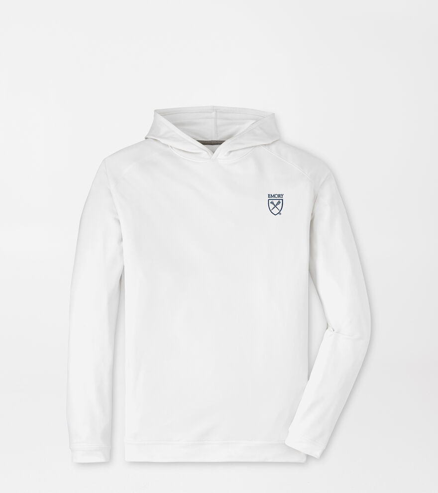 Emory Pine Performance Hoodie | Men's Collegiate Apparel | Peter Millar